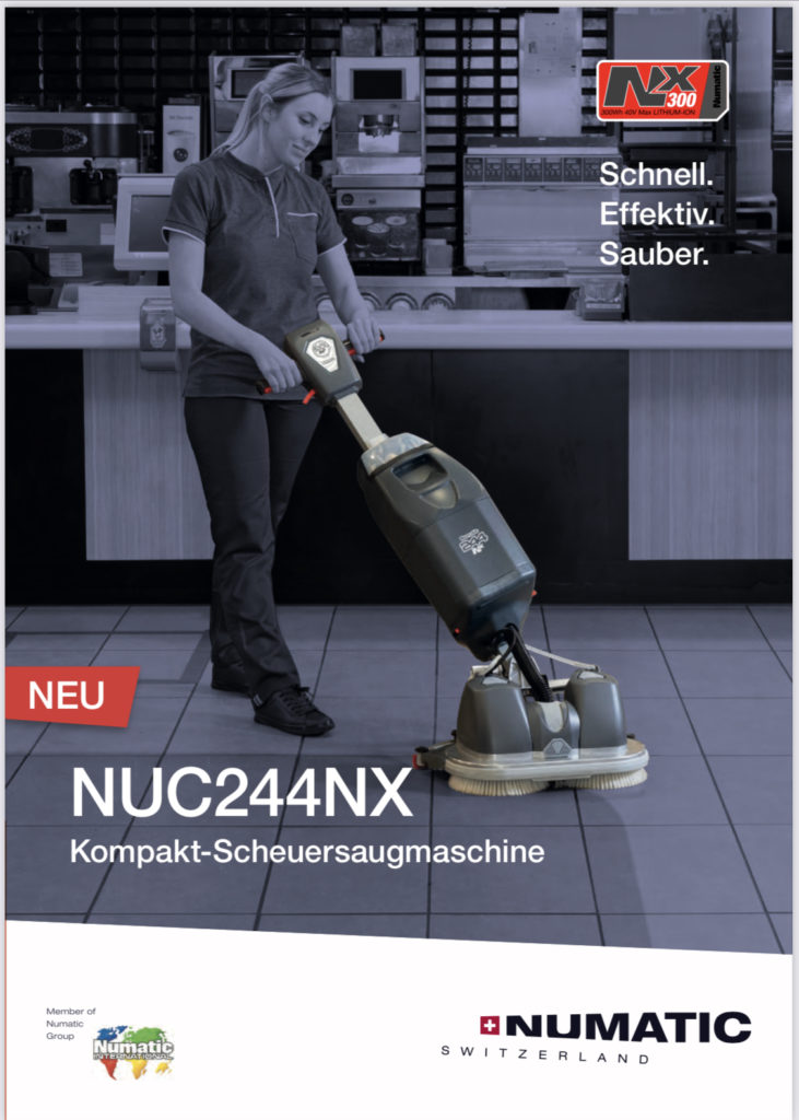 Sicherheitsdatenblätter - 244nx Numatic Kompaktscheuermaschine